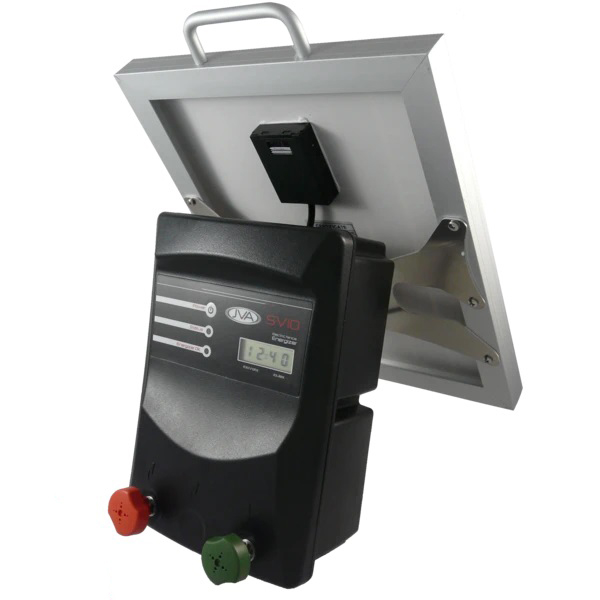 JVA SV10 Solar Electric Fence Energizer 1.1 Joule, 8km